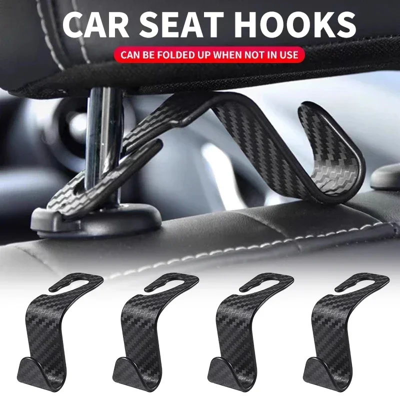 Car-Seat-Headrest-Hook-Carbon-Fiber-For-Dacia-Logan-Duster-Largus-1300 ...