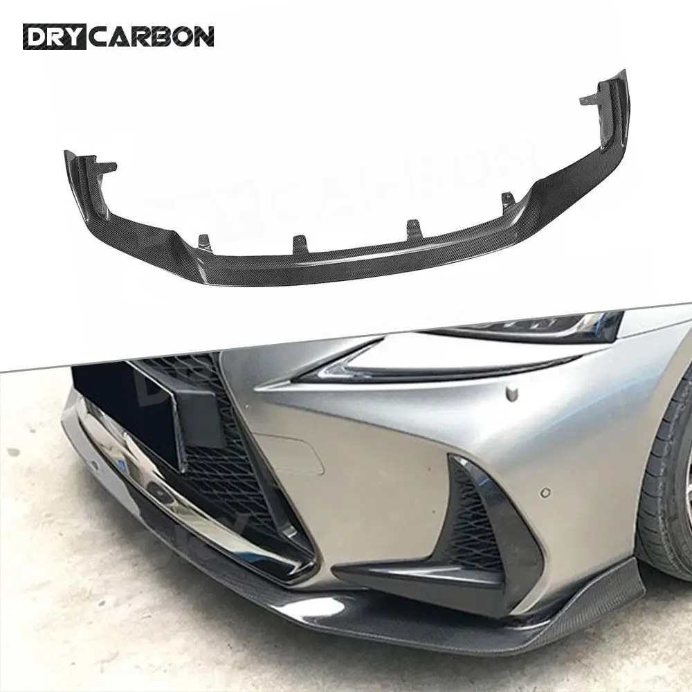 Carbon-Fiber-Front-Bumper-Lip-Spoiler-Guard-Chin-Protector-for-LEXUS ...