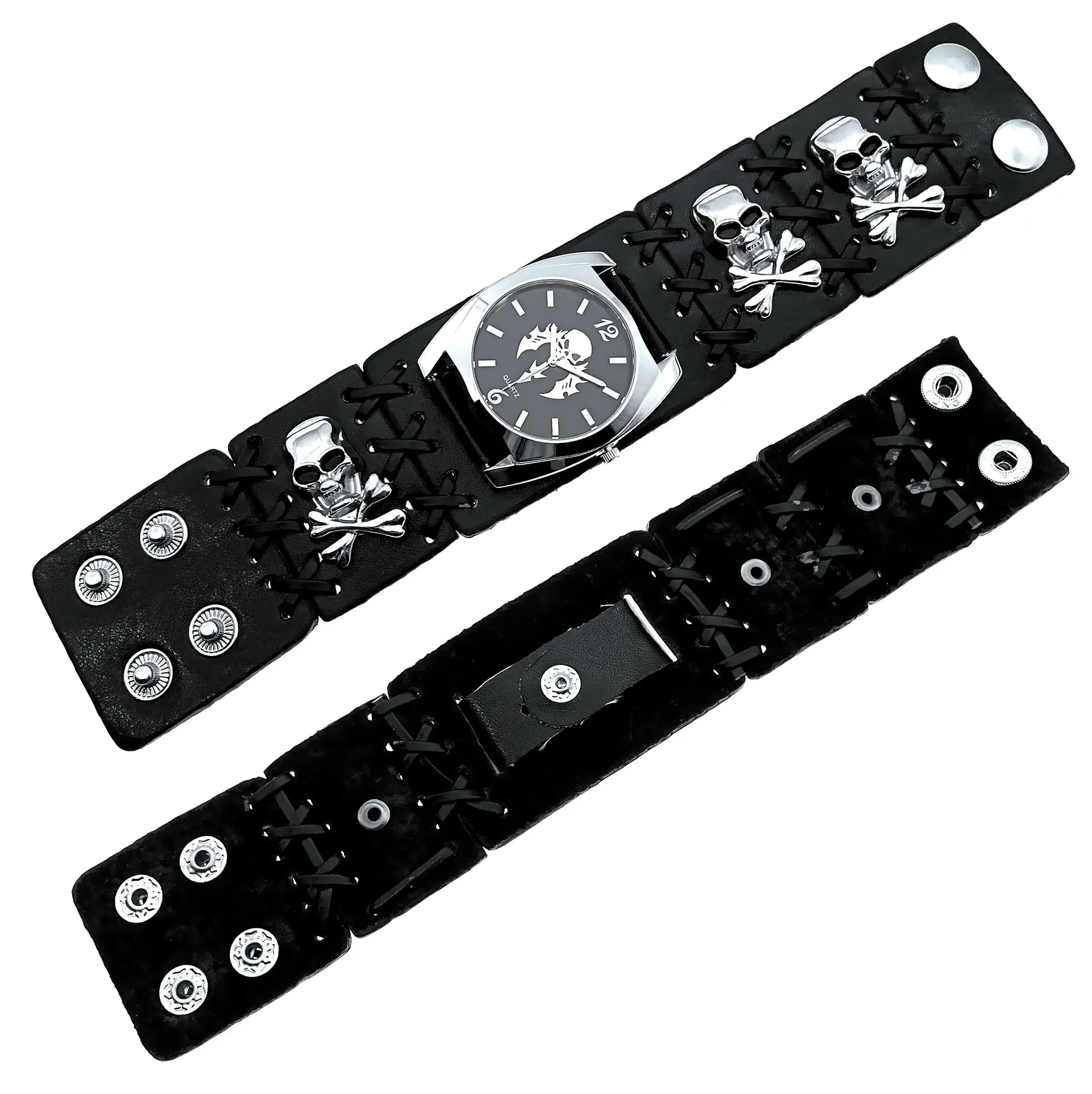 Fashion-Personality-Leather-Original-Watch-for-MenW-Atch-3D-Skull-Punk ...