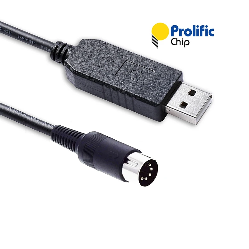 Compatible-AX-USB-DIN-Prolific-USB-RS232-to-7-Pin-Din-Plug-Cable-for-A ...