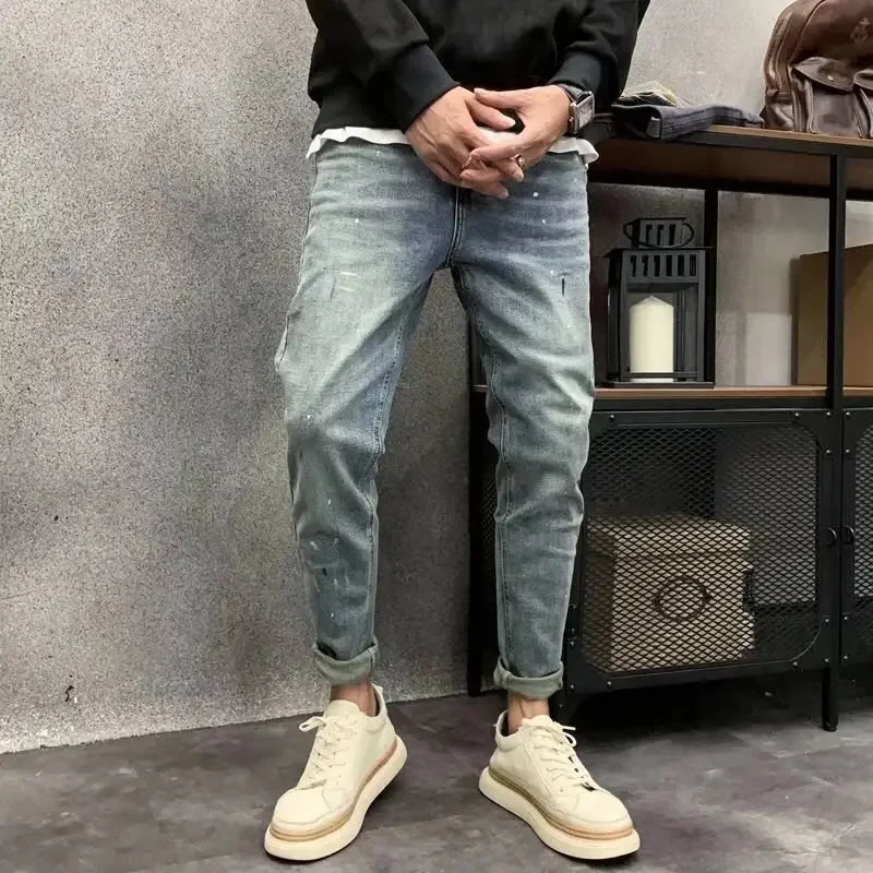 Spring-Season-Style-Vintage-Versatile-Jeans-Men-Trendy-Slims-Smooths ...