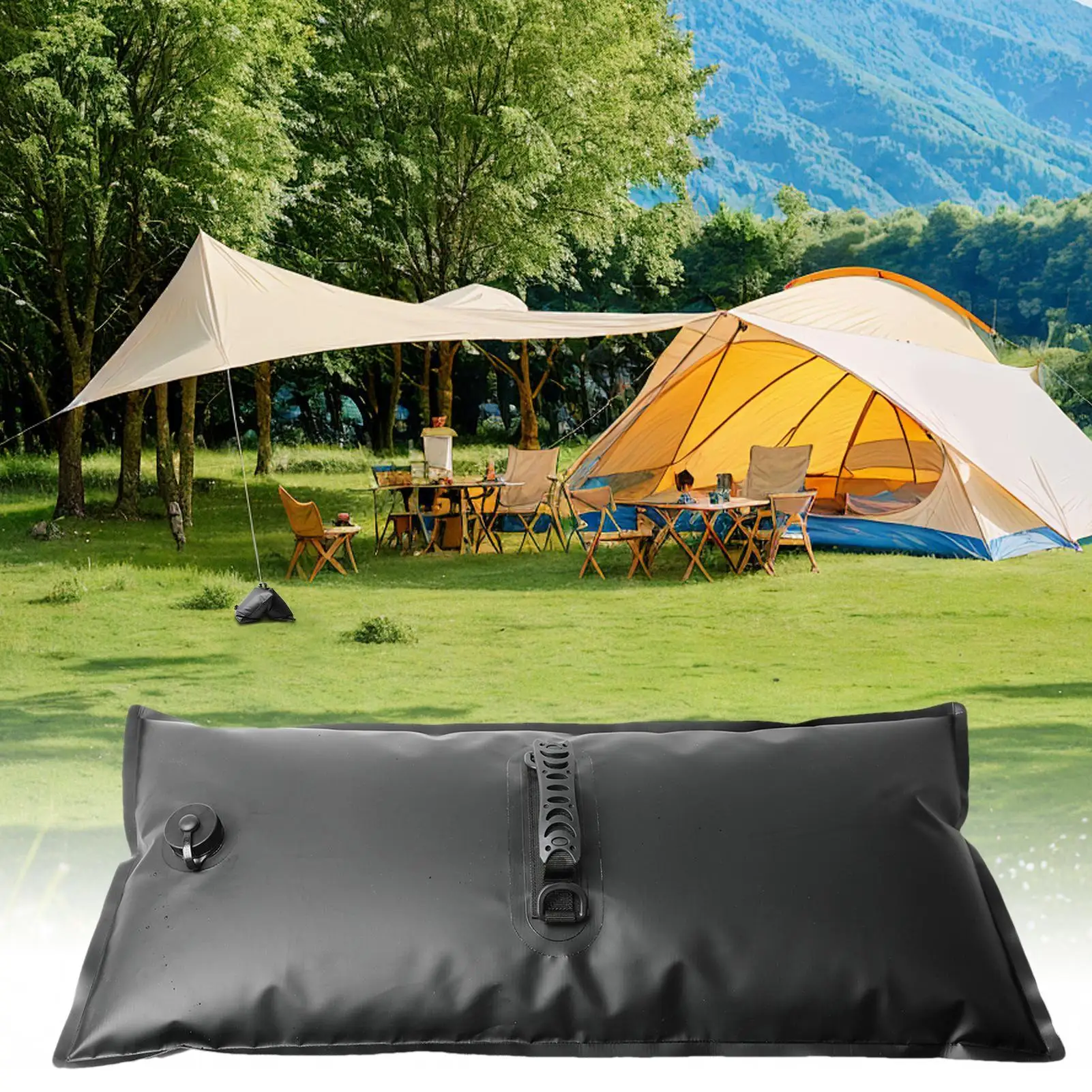 Tent Weights Sand Bags Wind-Resistant Foldable Water Weights with ...