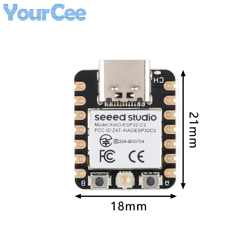 Seeed Studio Xiao Esp32-c3 Ble Wifi Módulo Placa De Desenvolvimento Sem Fio Minúsculo Mcu 4mb ...