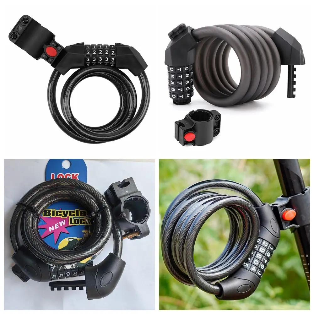 Steel-Wire-5-Digit-Code-Bicycle-Lock-Safety-Anti-theft-Bike-Password ...