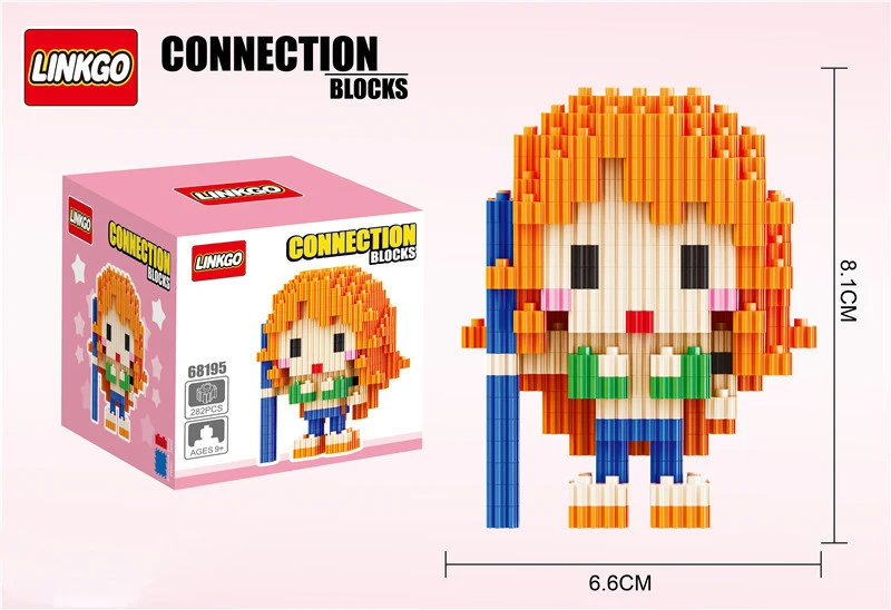 Bloques de construcción de One Piece Connection Luffy Chopper Nami ...