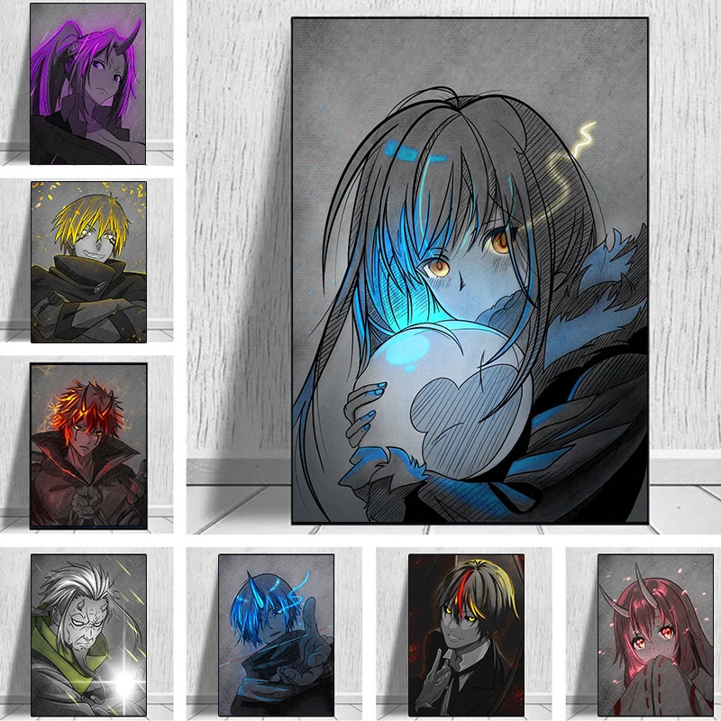 That-Time-I-Got-Reincarnated-As-A-Slime-Anime-Poster-Rimuru-Tempest ...