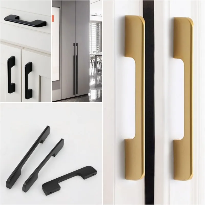 Gold-Long-Furniture-Handles-Kitchen-Accessories-Drawers-Handle-Cabinet ...