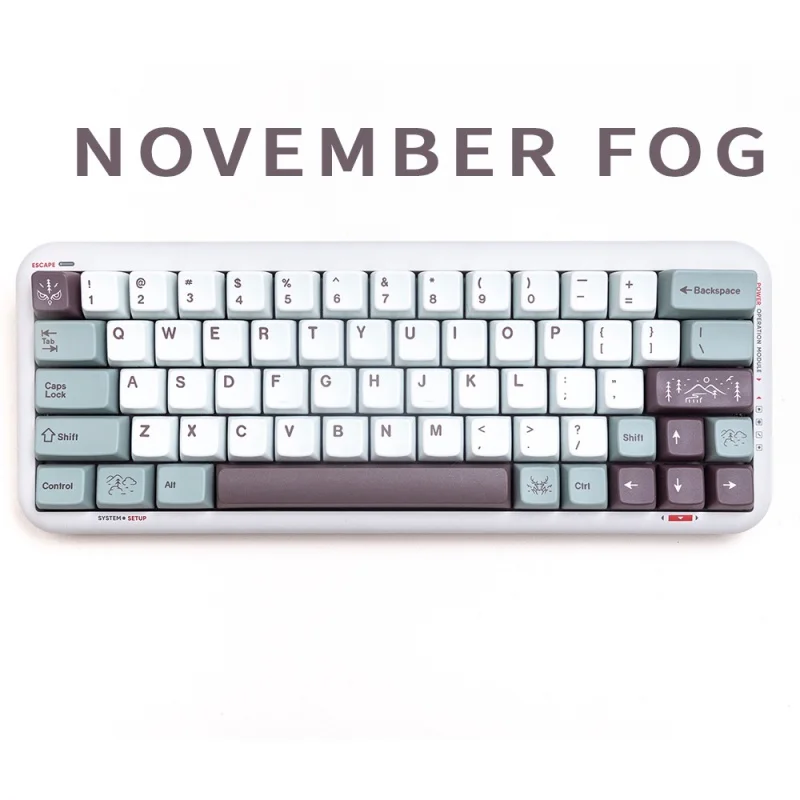 GMK-November-Fog-keycaps-MDA-profile-Dye-Sublimation-PBT-keycap-143keys.jpg