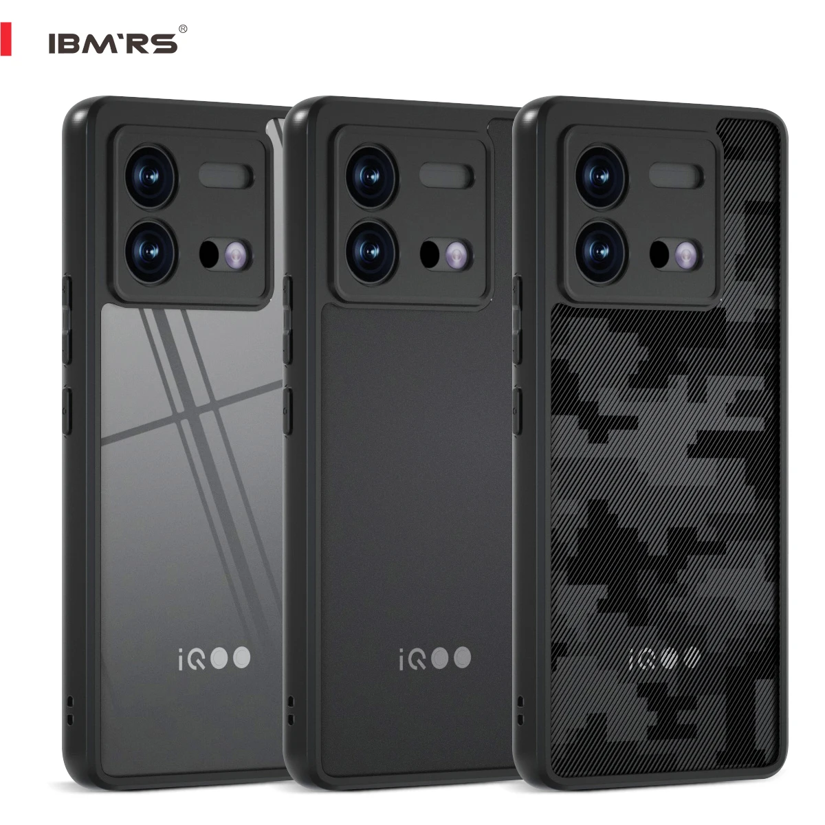 for Vivo iQOO Neo8 Pro Case & Neo8 Cover, [Matte Black][Anti ...