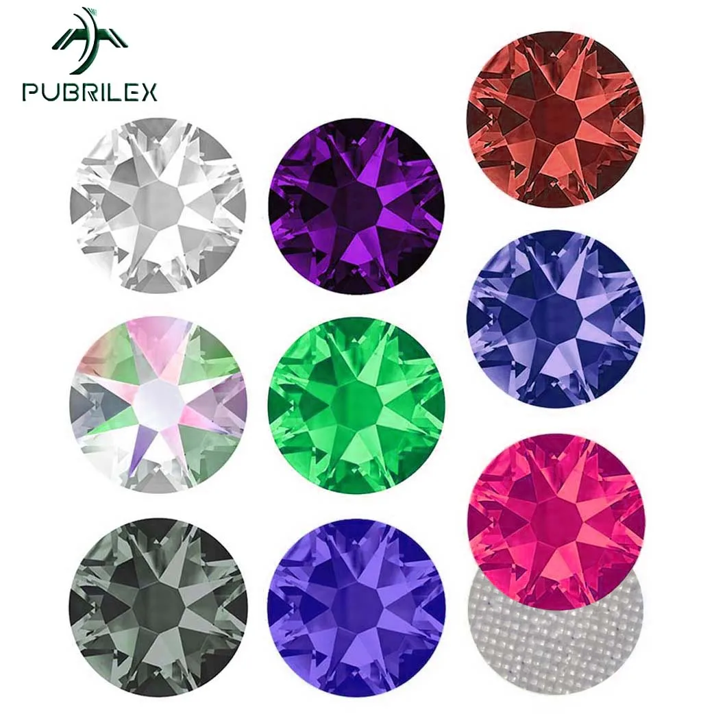 Crystal 8big 8small Diamond Hotfix Strass K9 Stone Gemstone Beads ...