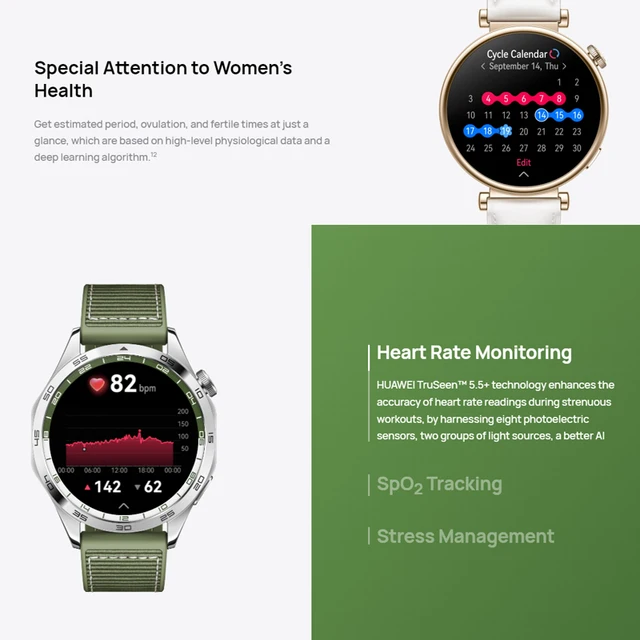 For Original HUAWEI WATCH GT4 Smartwatch Sleep Heart Rate Health ...