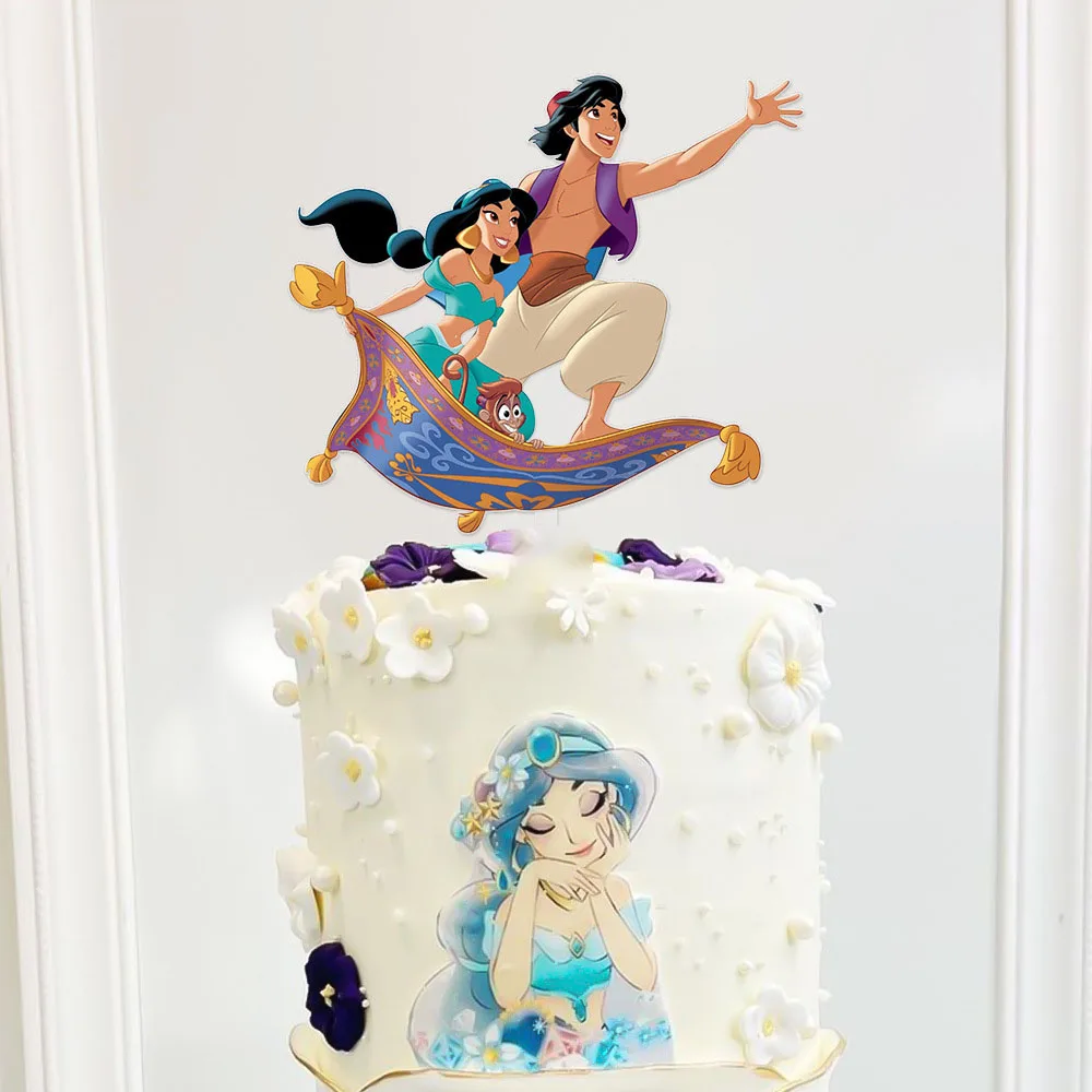 Aladdin And Jasmine Wedding Cake Topper