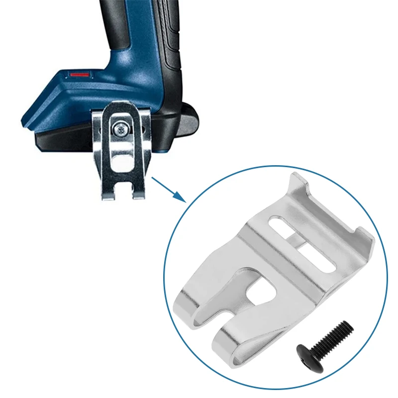 Belt-Clip-Hooks-with-Screws-Compatible-For-Bosch-18V-Cordless-Drills ...