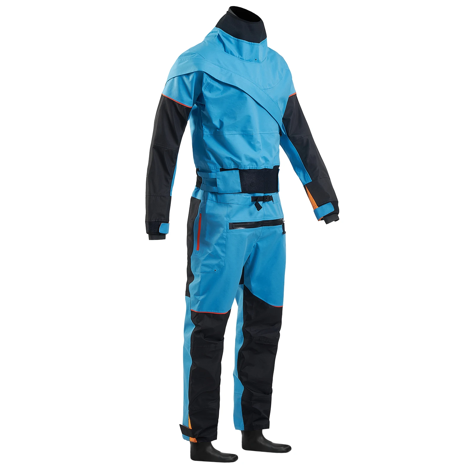 100-waterproof-Kayak-Dry-suit-For-Men-One-pieces-with-Latex-Gasket-for ...