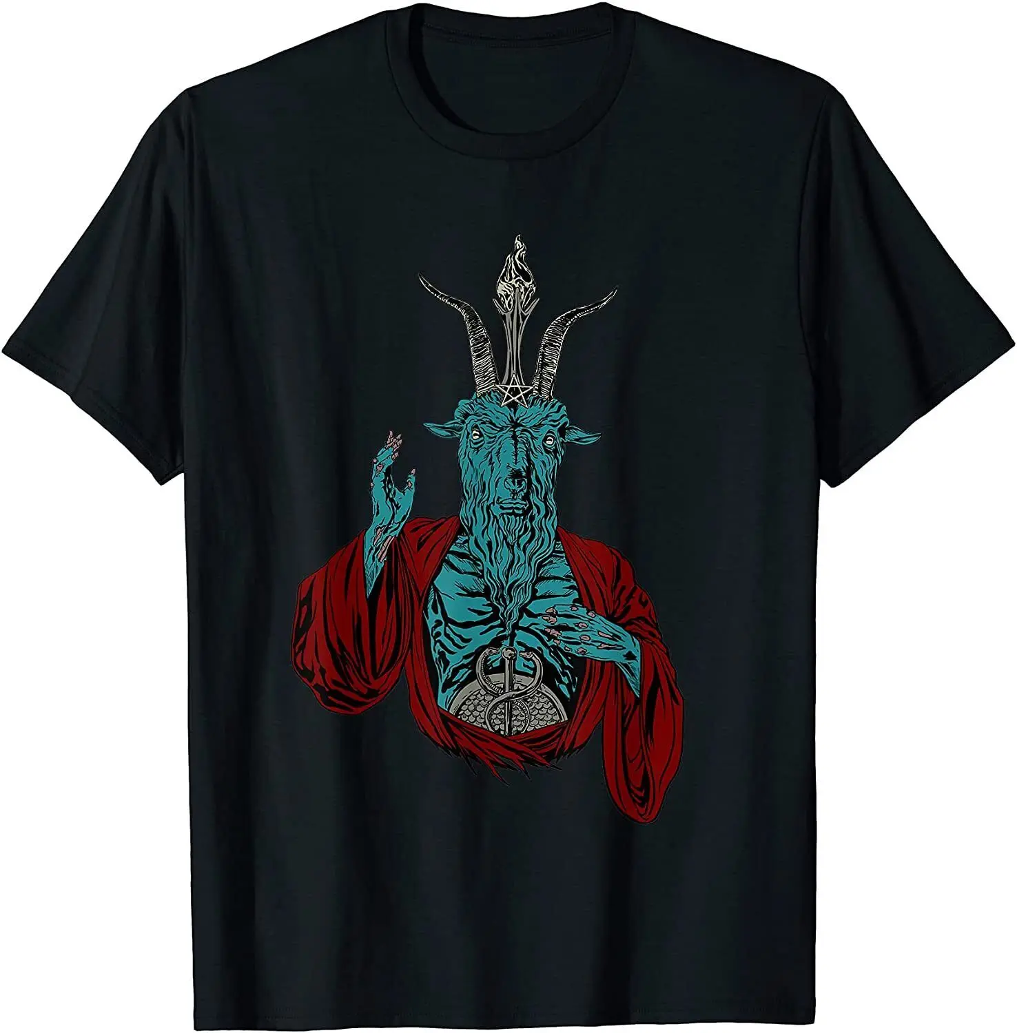 Nuevo-Blackcraft-Camiseta-g-tica-Anticristo-de-cabra-Sat-n-Baphomet ...