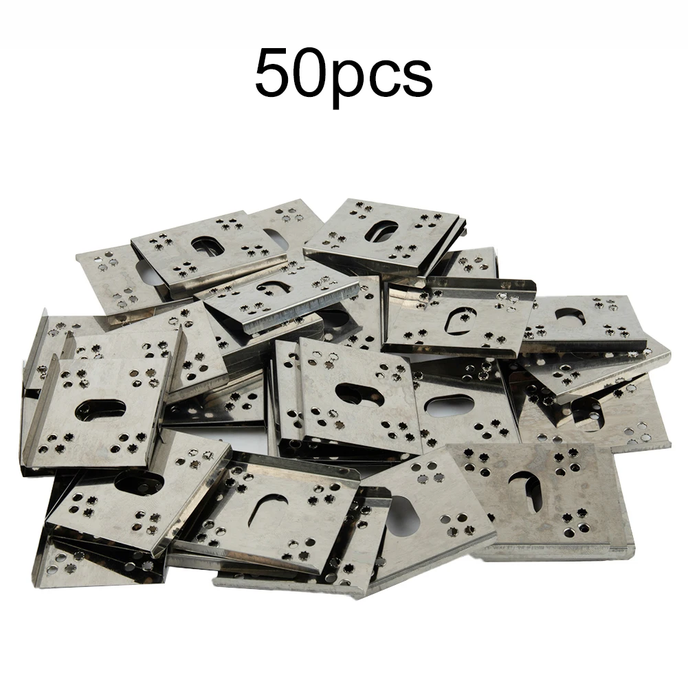 50pcs Solar Panel PV Grounding Clip Stainless Steel Photovoltaic Washer ...
