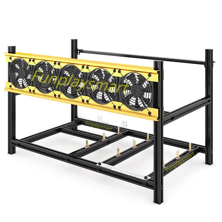 Funplaysmart V4d Pro 5/6-gpu Aluminum Mining Case,stackable ...