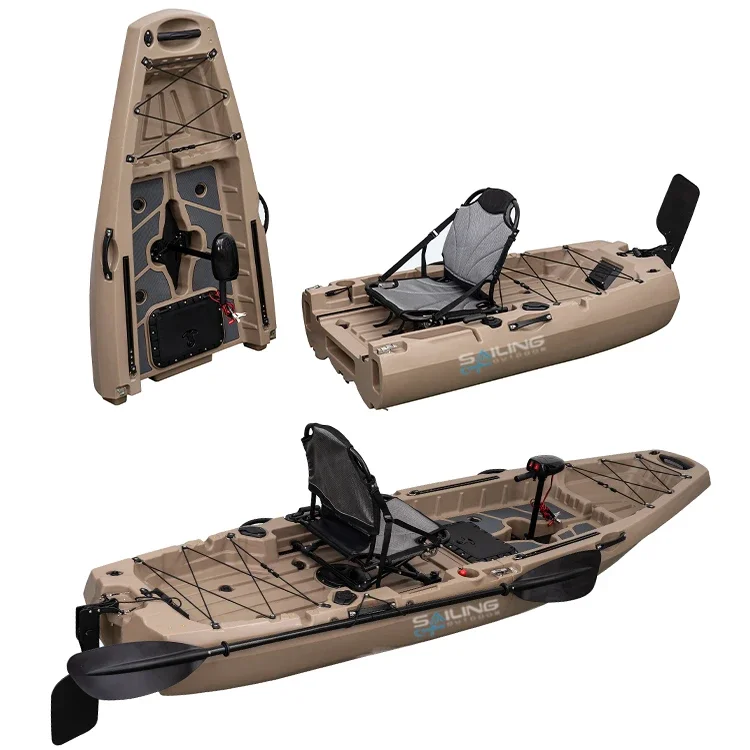 Kayak-da-pesca-in-plastica-pieghevole-Pro-Angler-3M-2-Pie-1-persona-con ...