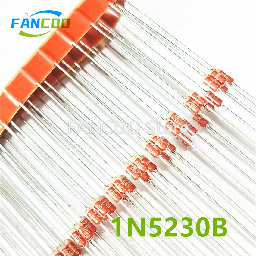 Original 1N5229B 1N5229 4.3V 4V3 1N5230B 1N5230 4V7 4.7V 1N5231B 1N5231 ...