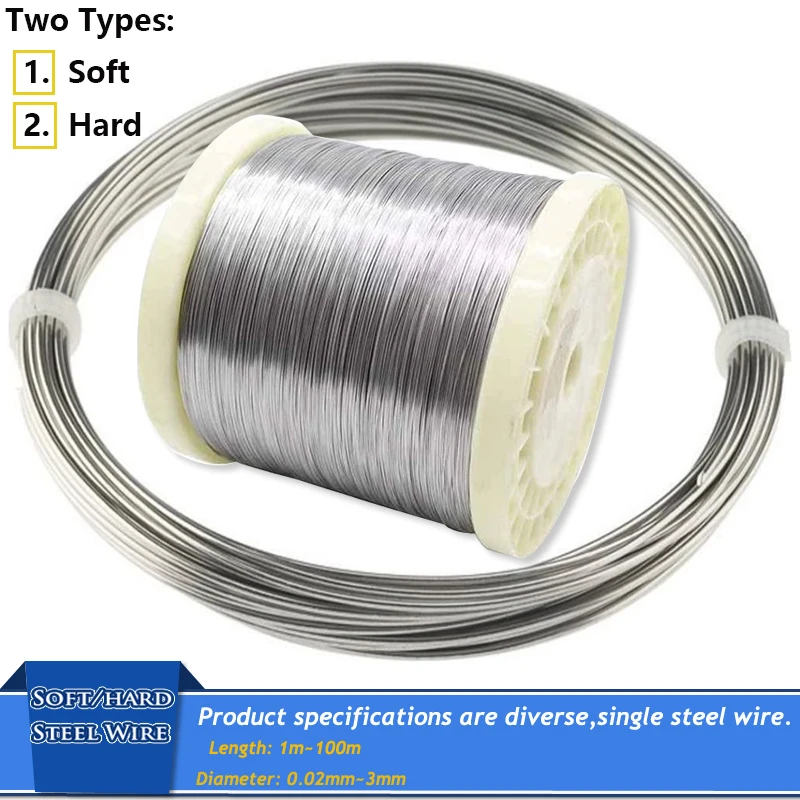 1pcs-1-100-meters-304-Stainless-Steel-Soft-hard-Steel-Wire-Diameter-0 ...
