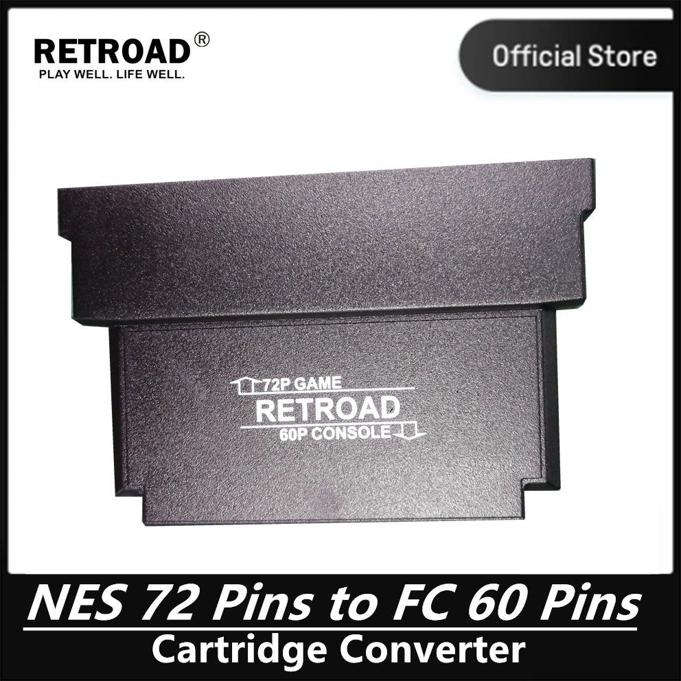 Nes 72 Pins To Fc 60 Pins Cartridge Converter Game Accessories Nintendo ...