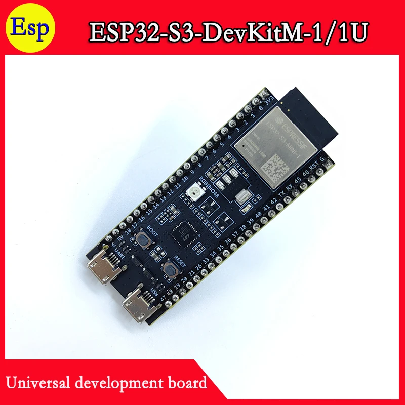 Placa de desarrollo de optimización AIoT, ESP32-S3-DevKitM-1 ESP32 S3 DevKitM 1 Espressif ESP32 ...