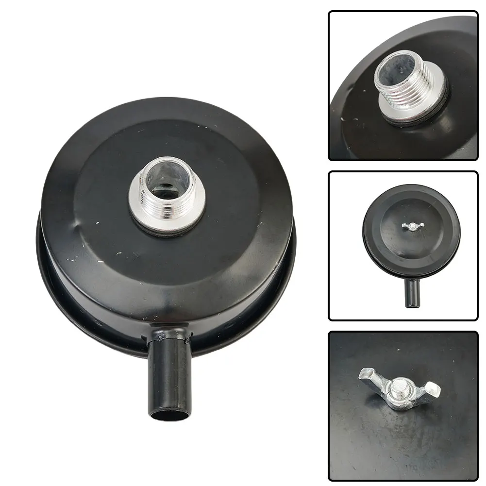 Air-Compressor-Silencer-Muffler-20mm-Intake-Metal-Paper-Air-Filter-Air ...