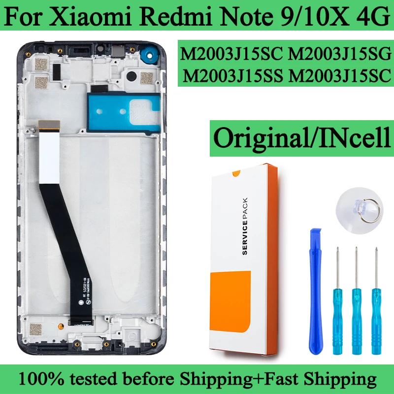 Substitui-o-da-tela-LCD-para-Xiaomi-Redmi-Note-9-10X-4G-M2003J15SC ...