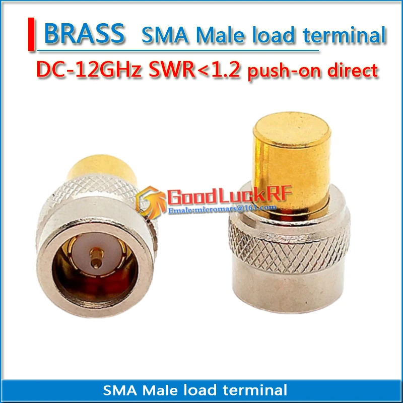 SMA-Male-load-coaxial-Termination-DUMMY-load-push-on-direct-DC-12GHz ...