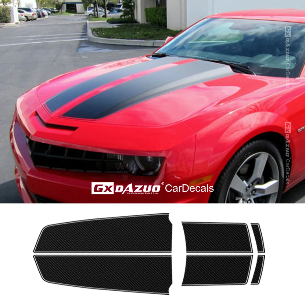 Matte Black Camaro Stripes