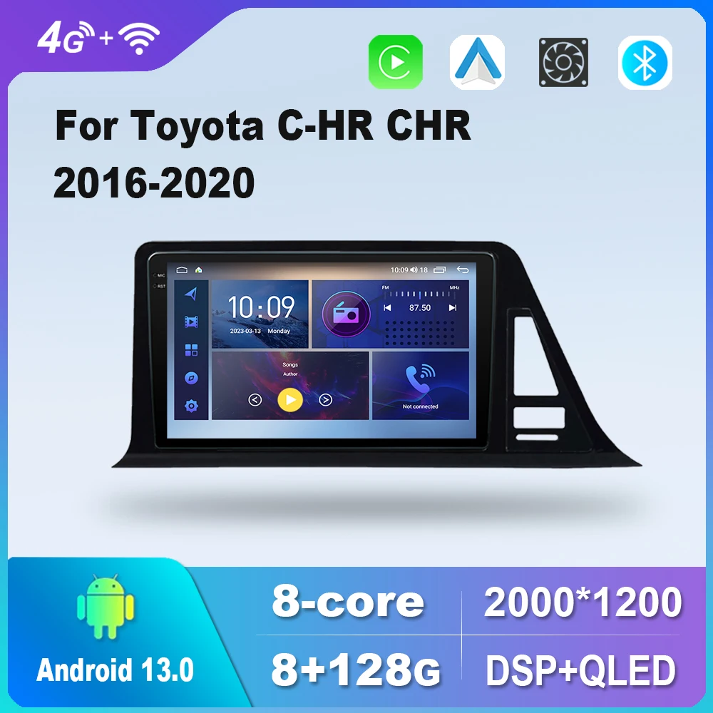 Android 12.0 For Toyota C HR CHR 2016 2020 Multimedia Player Auto Radio ...
