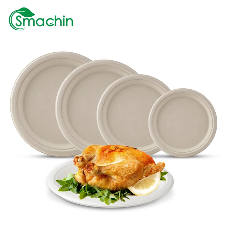 Smachin 50pcs 6/7/9/10 Inch Party Tableware Disposable Plates ...