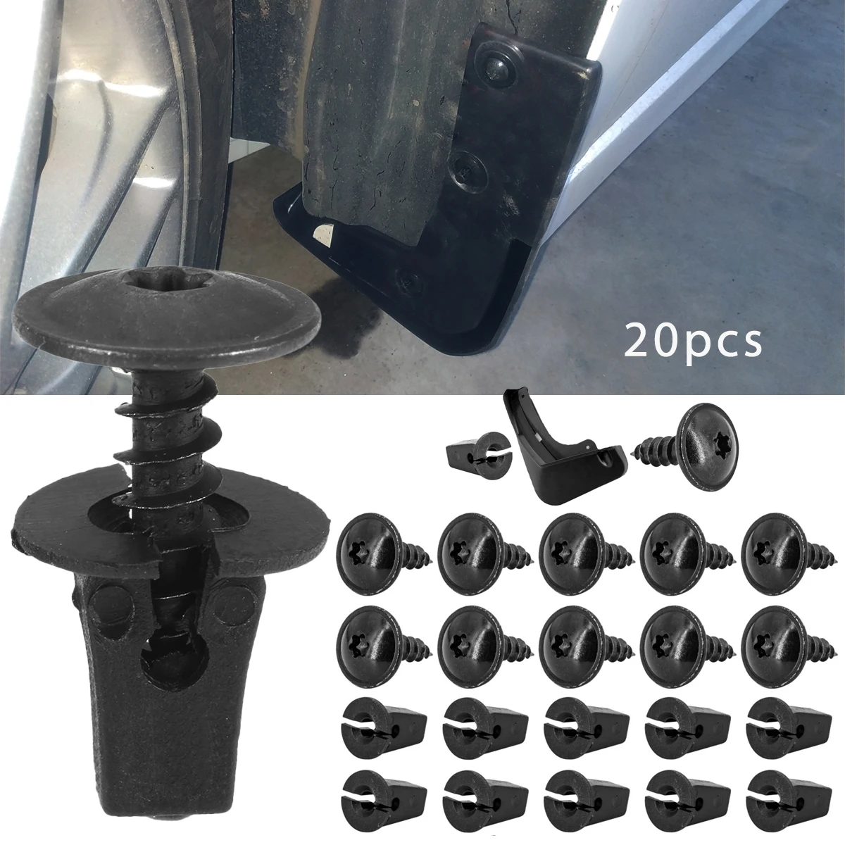 N90974701-Tampa-do-motor-Undertray-Splashguard-Arco-da-roda-Parafuso ...