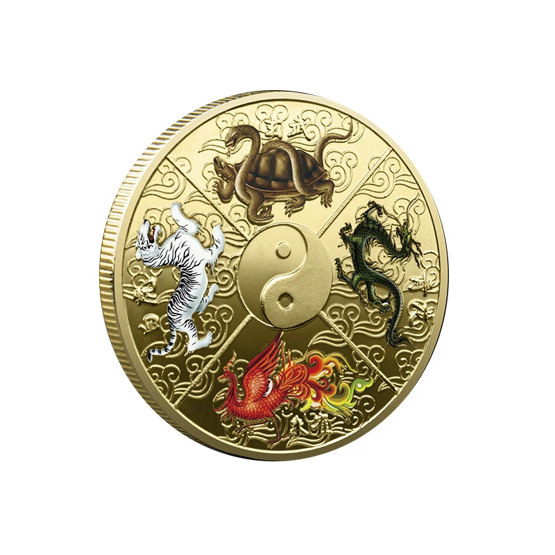 Chinese National FOR COIN Commemorative Coins of Taiji Four Animals ...