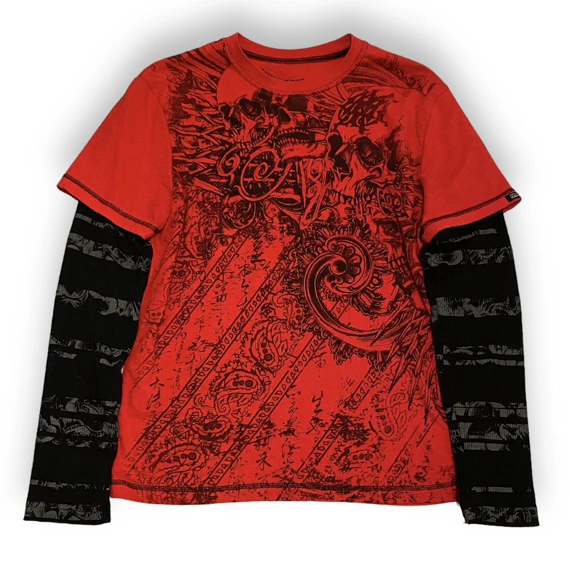 Camiseta-japonesa-Emo-Mall-g-tica-e-girl-Grunge-Camiseta-con-estampado ...