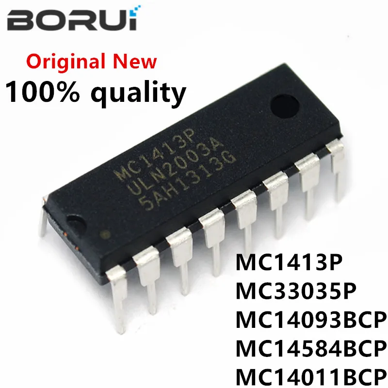 5-piezas-MC1413P-MC1413-DIP-16-MC33035P-MC33035-DIP-24-MC14093BCP ...