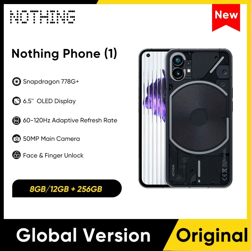 Original-Global-Version-Nothing-Phone-1-5G-Smartphone-Snapdragon-778G ...