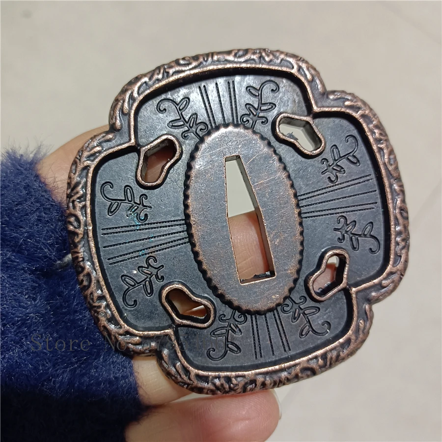 Garde main en alliage de Zinc Tsuba pour samouraï japonais Katana ...