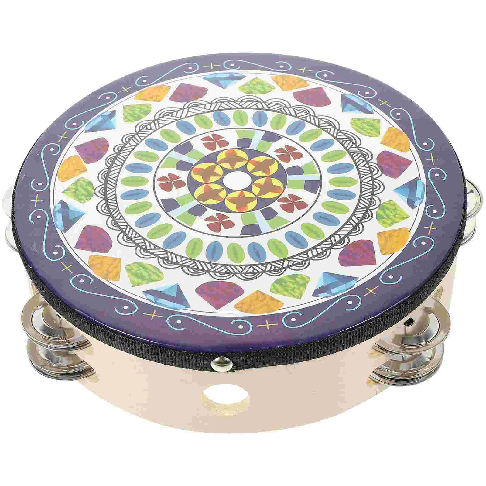 Inch-Educational-Tambourines-Kids-Handheld-Tambourines-Percussion-Drum ...