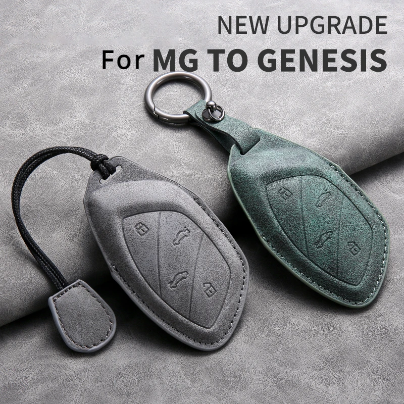 Leather-Car-Remote-Key-Case-Cover-for-Roewe-RX5-I6-I5-RX3-RX8-ERX5-MG ...