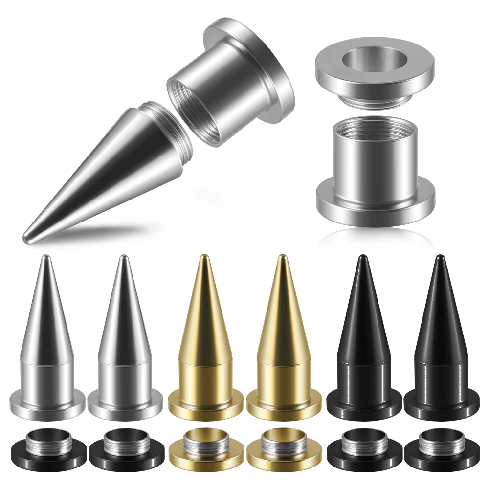 1-Set-Surgical-Steel-3-in-1-Ear-Gauges-Ear-Taper-Tunnel-Ear-Plug ...