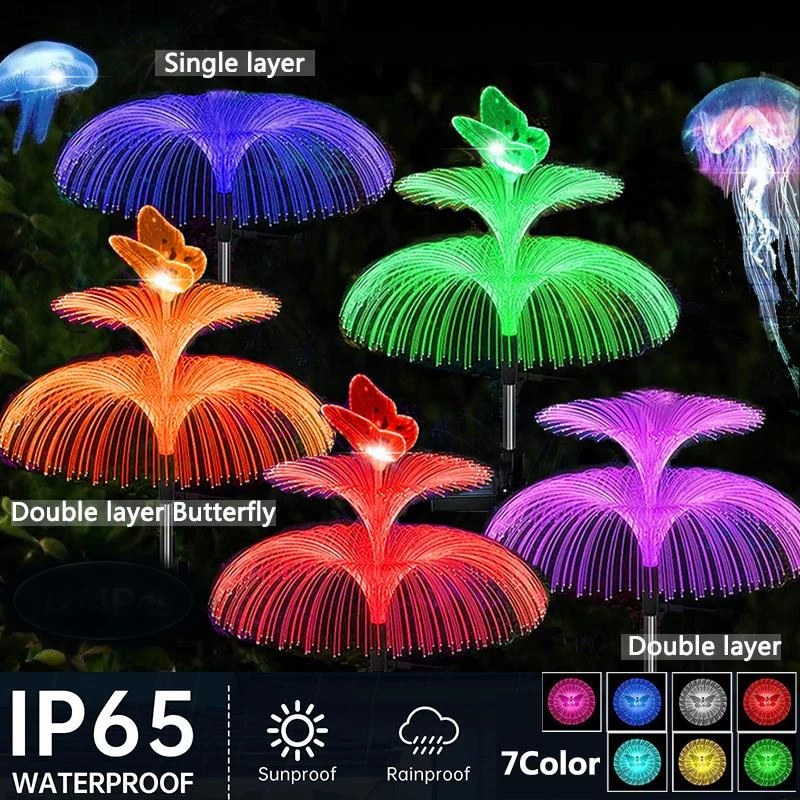 Solar-Garden-Lights-Outdoor-7-Color-RGB-Gradient-Jellyfish-Solar-Lights ...