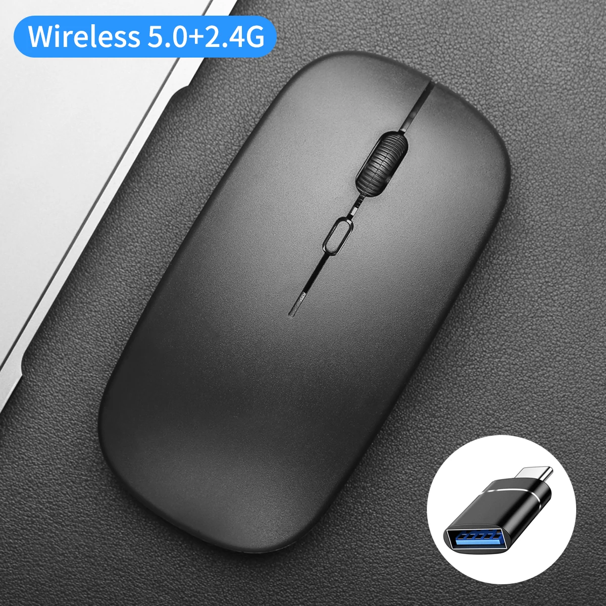 Wireless-Mouse-Gamer-Mouse-2-4G-Portable-Office-Bluetooth-compatibl ...
