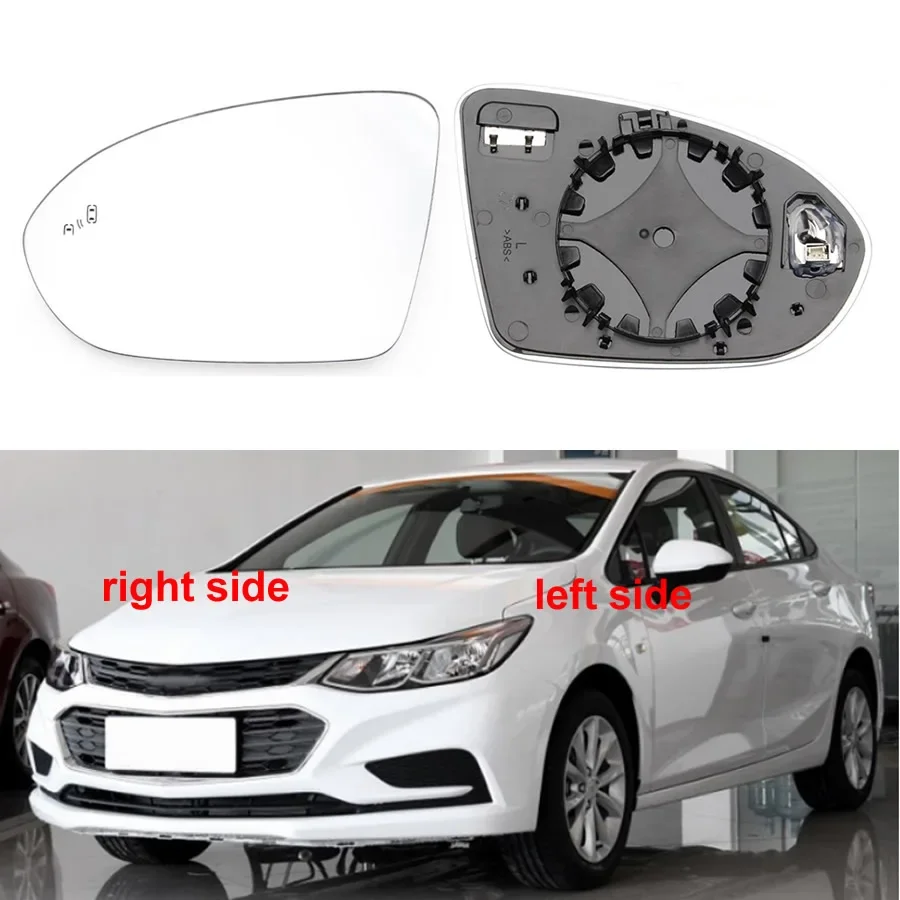 For-Chevrolet-Cruze-2017-2018-2019-2020-Rear-View-Mirrors-Lenses-Outer ...