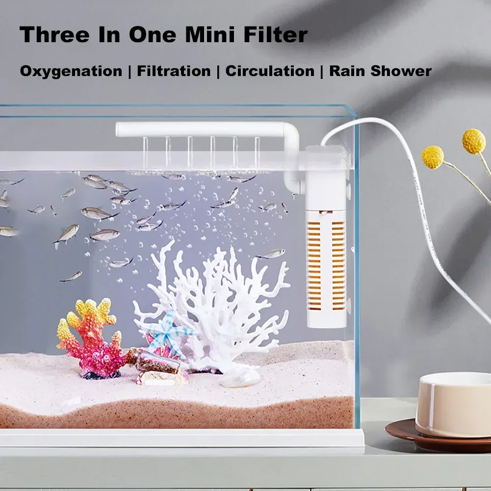 Submersible-Aquarium-Internal-Filter-With-Built-in-Circulating-Pump ...