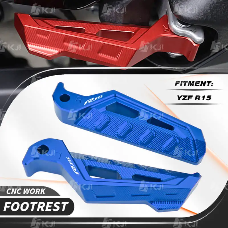Para-Yamaha-YZF-R15-YZF-R15-Motocicleta-traseira-passageiro-Footrest ...