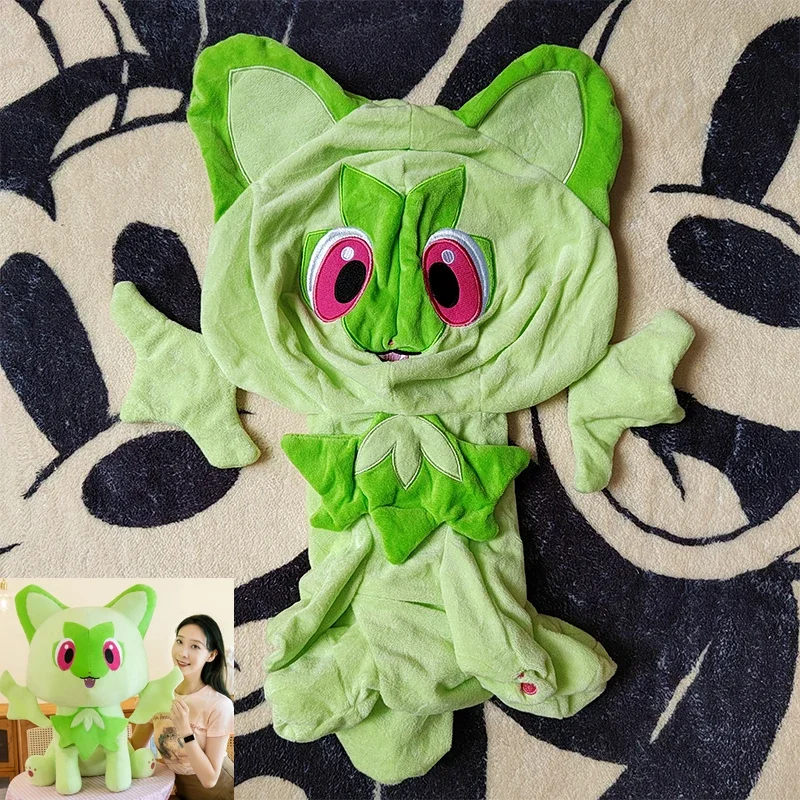 Huge-Sprigatito-Pokemon-Anime-Plush-Toys-Big-Pok-mon-Plushie-Kawaii ...