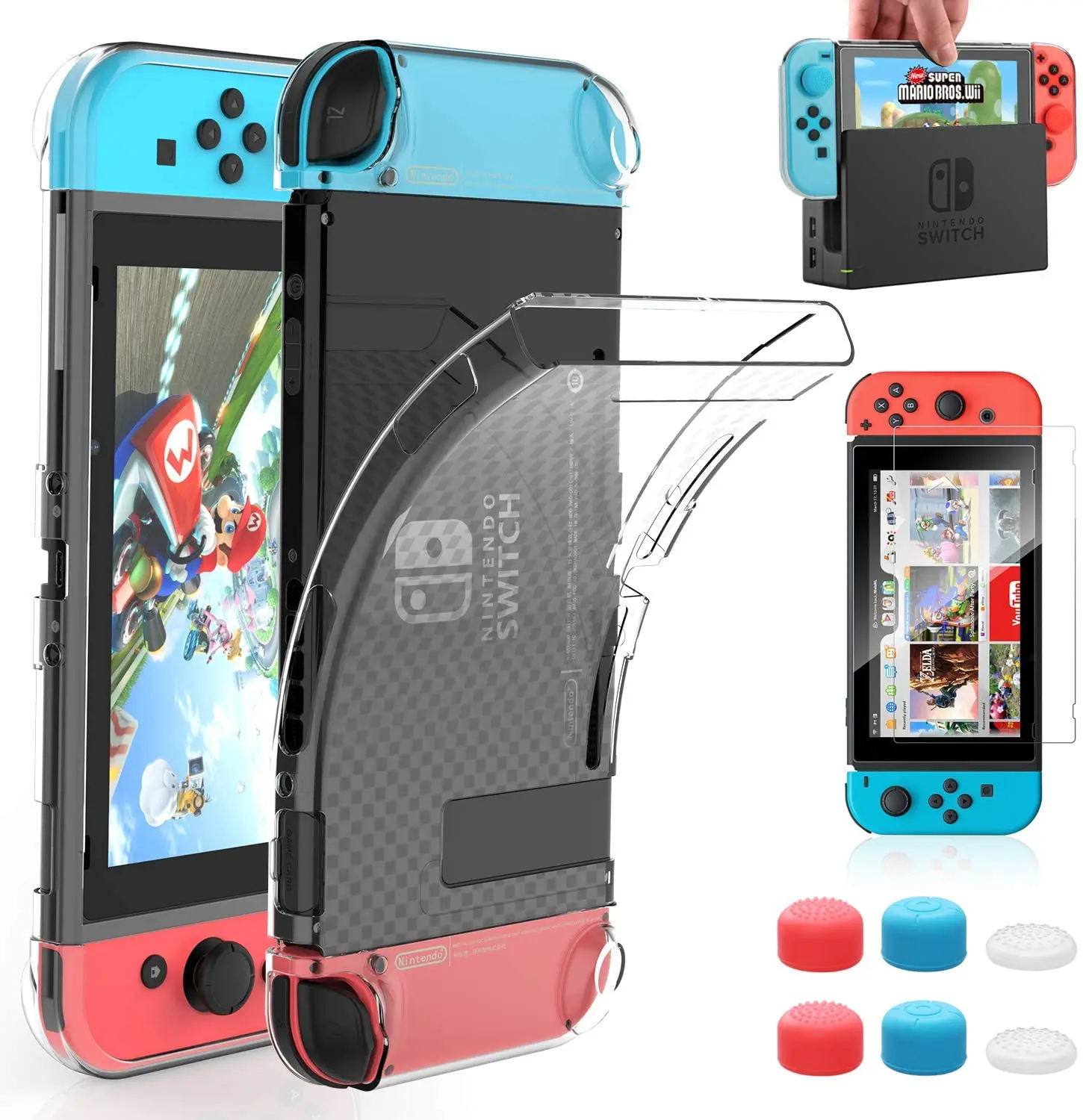HEYSTOP-Case-Compatible-with-Nintendo-Switch-Dockable-Clear-Protective ...