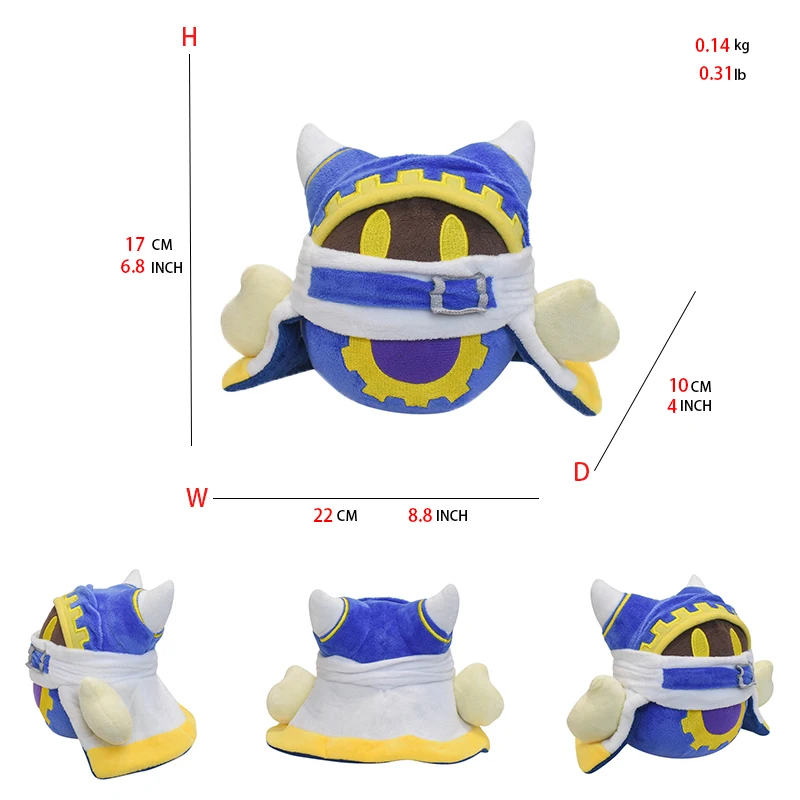 Star Kirby Anime Plush Toys Sword Kirby Magolor Meta Knight Waddle Dee ...