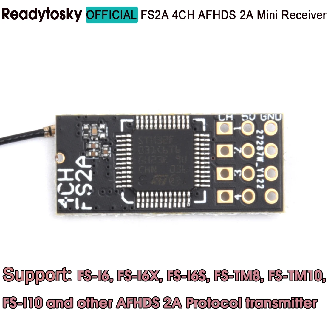NEW-FS2A-4CH-AFHDS-2A-Mini-Compatible-Receiver-PWM-Output-for-Flysky-i6 ...